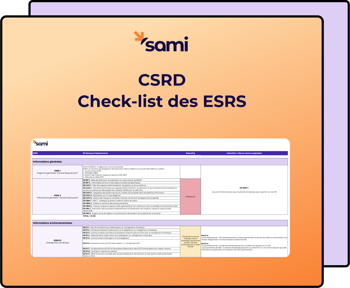 Check-list ESRS